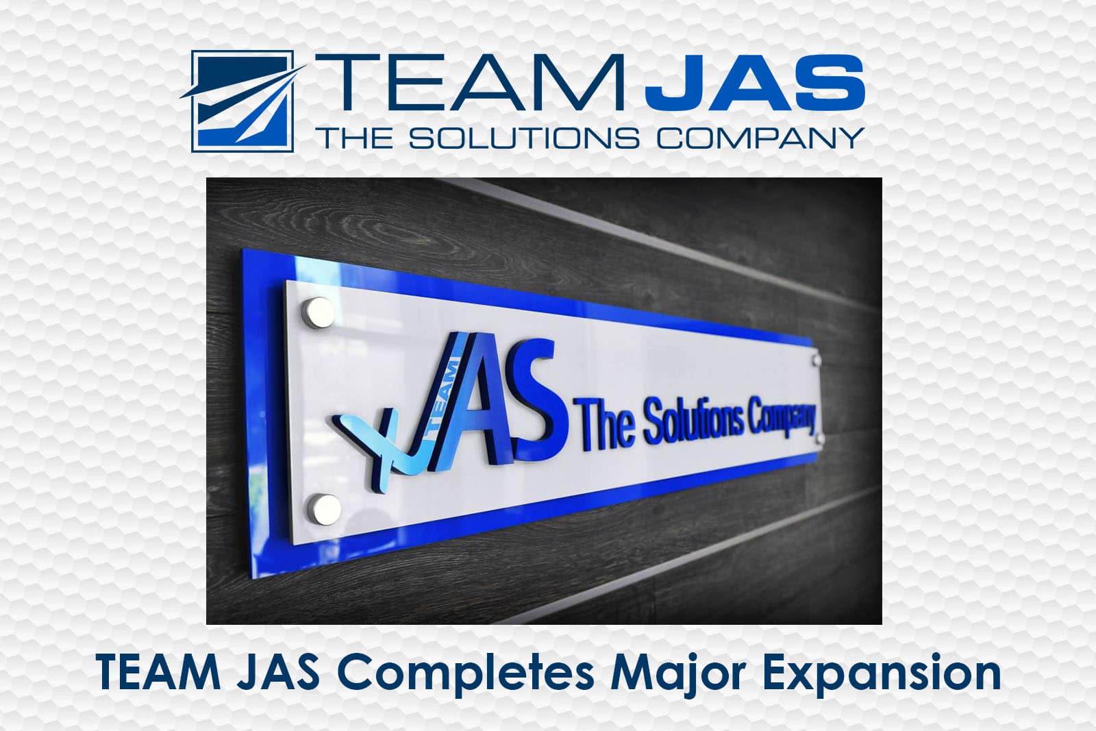 Team JAS Completes Major Expansion » Team JAS: Aircraft Support Specialists