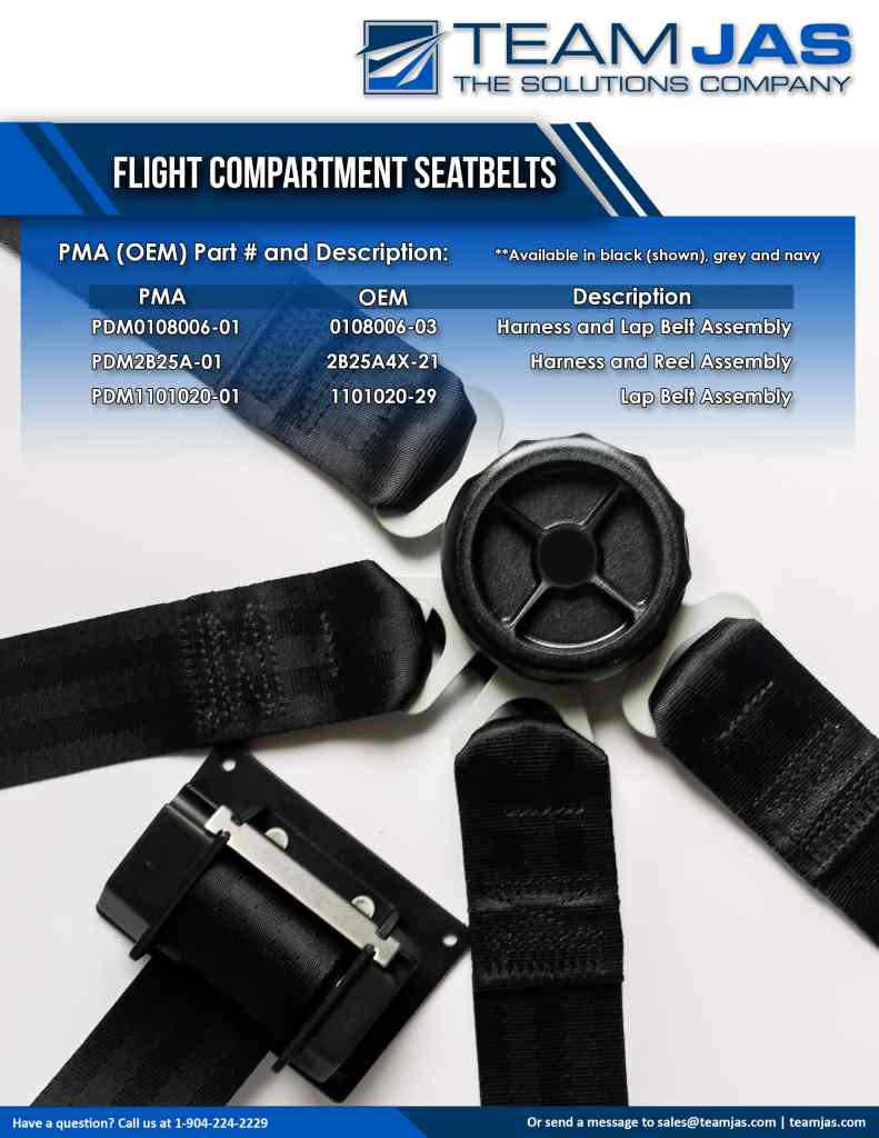 Flight Compartment Seatbelts » Team JAS: Aircraft Support Specialists