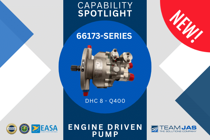 EDP Pump Support for Dash 8 Q400 Hydraulic System